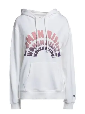 LEON & HARPER Fleece Hoodie White