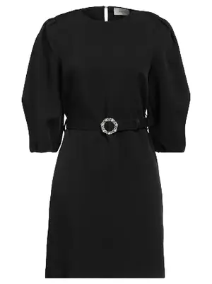 VICOLO VICOLO Mini Trapeze Dress Black