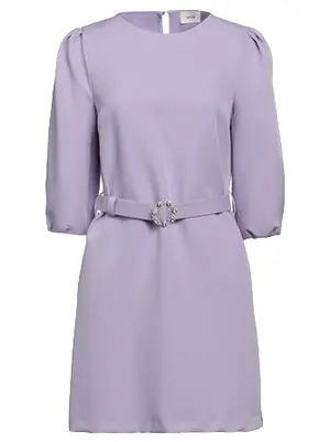 VICOLO VICOLO Mini Trapeze Dress Light Purple