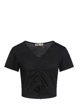 SHOPART SHOPART Crop Tee Black