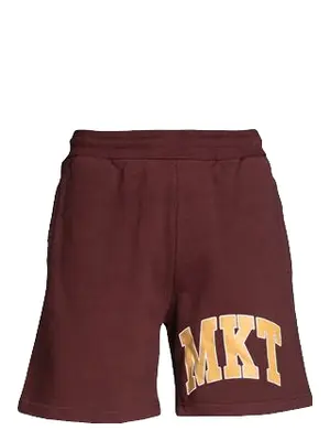 MARKET Cotton Sweatshorts - Brown