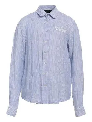 John Richmond Shirt Size Linen - Blue