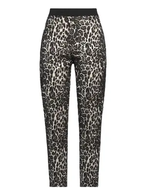 19.70 NINETEEN SEVENTY Animal Print Trousers - Black