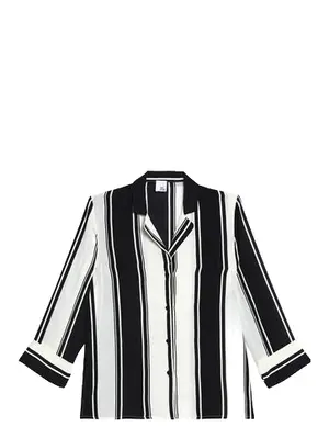 IRIS & INK IRIS & INK Striped Woven Shirt