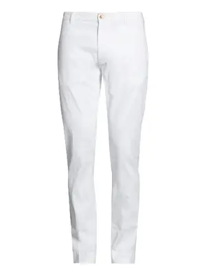 HANDPICKED Pants Size Cotton, Elastane - White