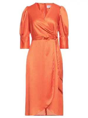CLOSET Midi Dress - Orange