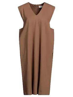MEIMEIJ MEIMEIJ Midi Trapeze Dress Beige