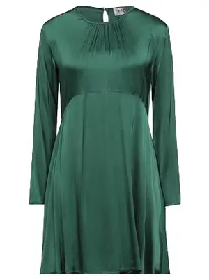 BERNA BERNA Mini Trapeze Dress Green