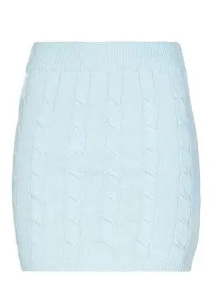 VICOLO VICOLO Knitted Mini Skirt Blue