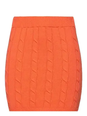 VICOLO VICOLO Knitted Mini Skirt Orange