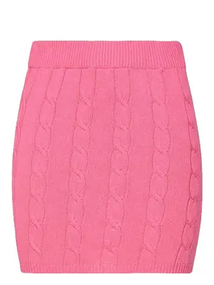 VICOLO VICOLO Knitted Mini Skirt Pink