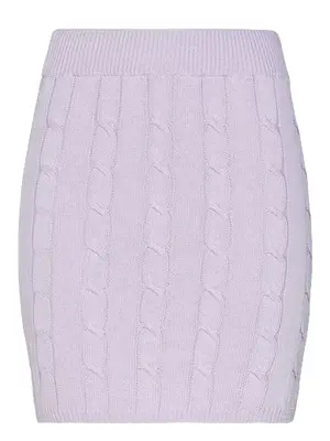 VICOLO VICOLO Knitted Mini Skirt Purple
