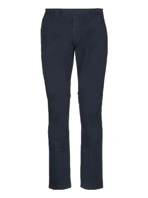 Brian Dales Tapered Leg Cotton-blend Trousers - Blue