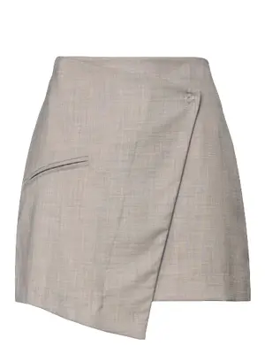VICOLO VICOLO Mini Wrap Skirt Grey