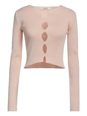 KONTATTO Sweater In Viscose, Acrylic, And Elastane Light Pink