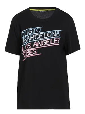 CUSTO BARCELONA Printed T-shirt - Black
