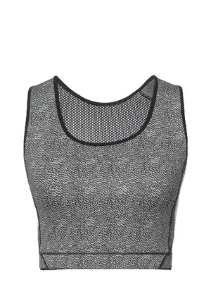 SAPOPA Cropped Top - Grey