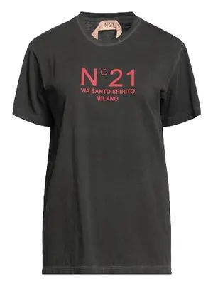 N°21 Logo-print T-shirt - Grey