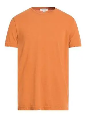 Crossley Man T-shirt Mandarin Size L Cotton, Cashmere Brown