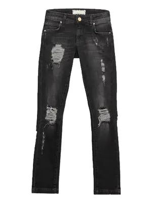 G.SEL G.SEL Jeans With Leather Trim