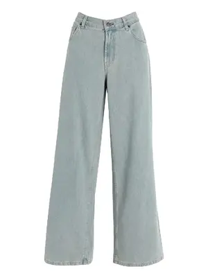 Topshop Straight-leg Jeans - Blue