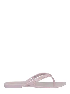 Tory Burch Thong Sandals With Appliqués - Pink