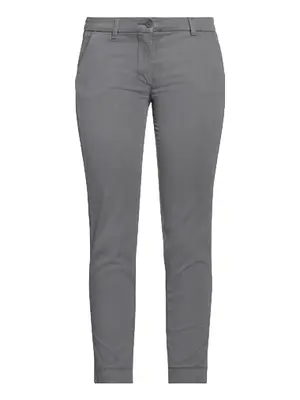 Bruno Manetti BRUNO MANETTI Slim Fit Cropped Pants Grey