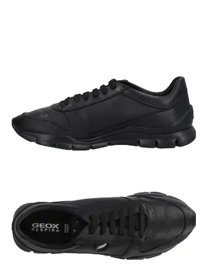 Geox Leather Low-top Sneakers - Black