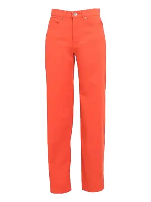 Only Straight Leg Comfort Fit Pants Orange