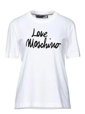 Moschino Cotton Jersey Logo T-shirt - White