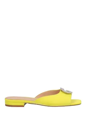 GAËLLE PARIS Slide Sandals - Yellow