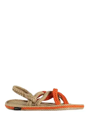BOHONOMAD Espadrille Military Sandals - Orange
