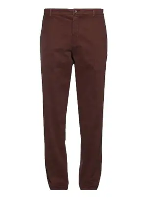 BROOKSFIELD Man Pants Navy Size 38 Cotton, Elastane Brown