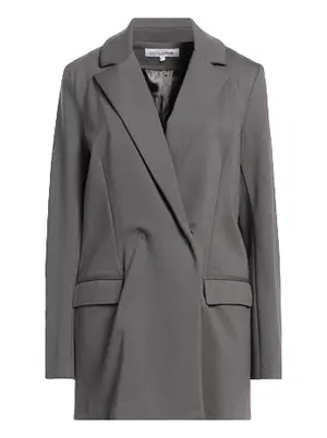 European Culture EUROPEAN CULTURE Double-Breasted Blazer Grey
