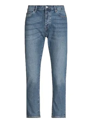 Topman Jeans In Cotton And Elastane - Blue