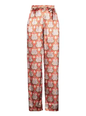 NIU Multicolor Patterned Pants - Red