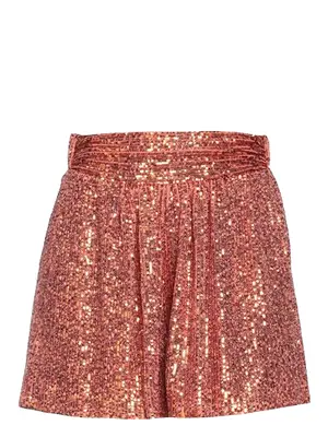 ANIYE BY Sequin Embellished Shorts - Red