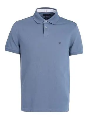 Tommy Hilfiger 1985 Regular Polo Man Polo Shirt Light Blue Size S Cotton, Elastane Blue