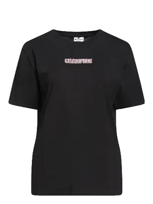 Champion T-shirt In Cotton Jersey - Black