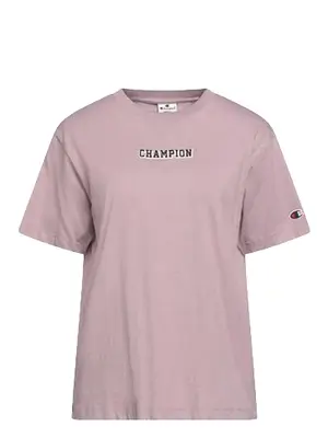 Champion T-Shirt In Cotton Jersey Purple