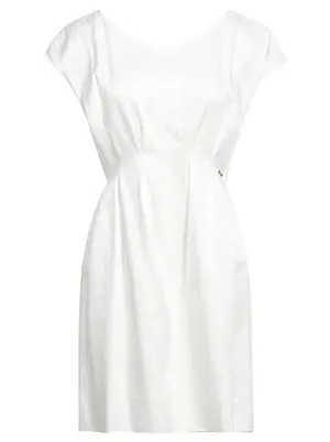 Armani Exchange Mini Trapeze Dress - White