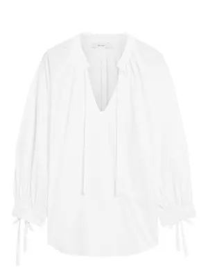Iris & Ink Bohemian Blouse - White