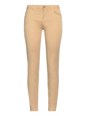 DENNY ROSE DENNY ROSE Tapered Slim-Leg Trousers Beige