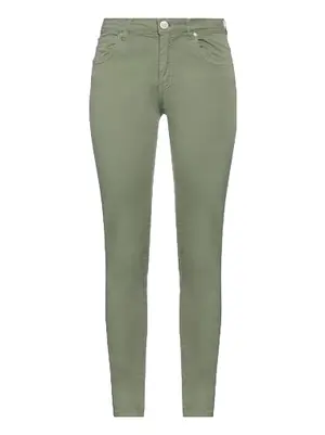 DENNY ROSE DENNY ROSE Tapered Slim-Leg Trousers Green