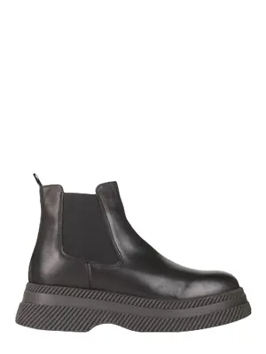 Steve Madden Leather Chelsea Boots - Black