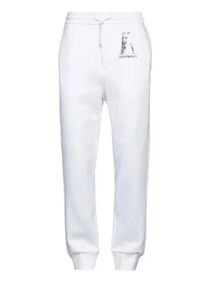 Emporio Armani Pants Size Cotton, Polyester - White