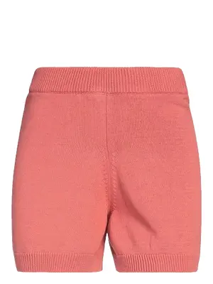 VICOLO Knit Lightweight Knit Shorts Red