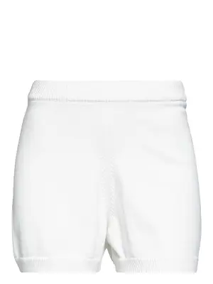 VICOLO Knit Lightweight Knit Shorts White