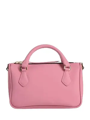 GUM DESIGN Textile Fiber Bowler Bag Pink