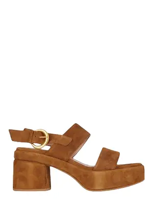 BIANCA DI BIANCA DI Ankle Strap Sandals Brown